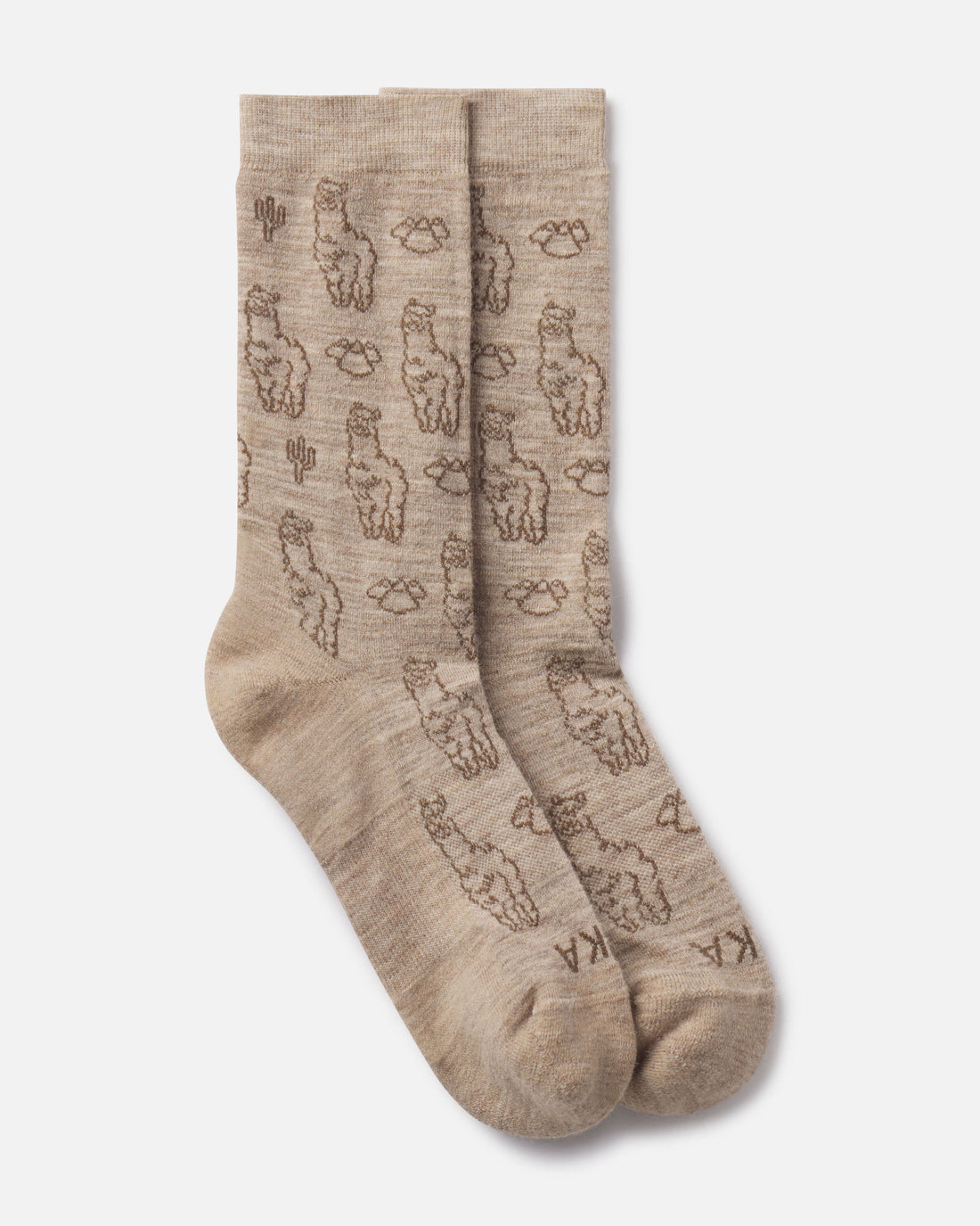 Essential Sebastian Crew Socks – Alpaca Pattern Socks – PAKA®